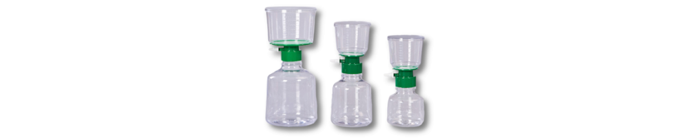 Vacufil sterile and non-pyrogenic disposable filter system